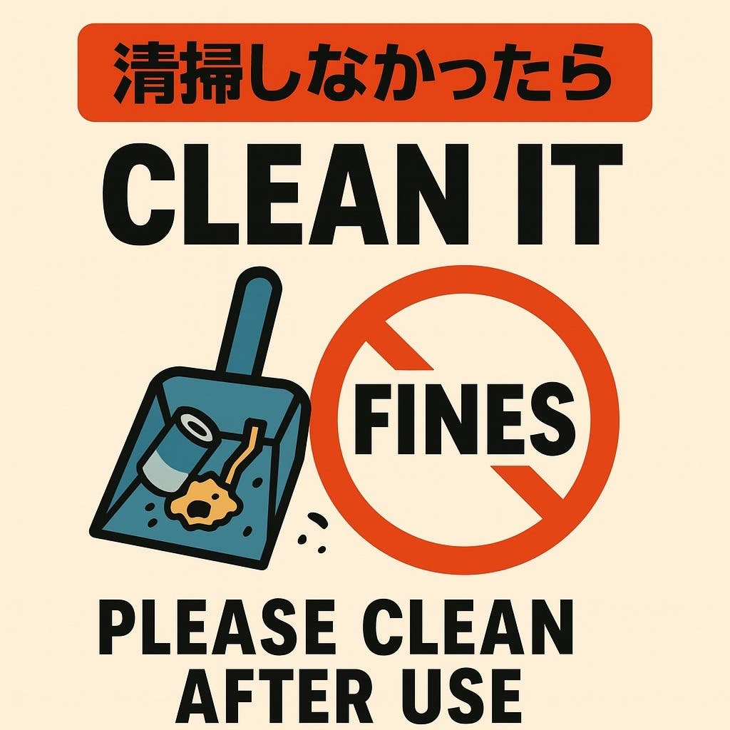 清掃未実施の際の緊急対応費と清掃費の画像1