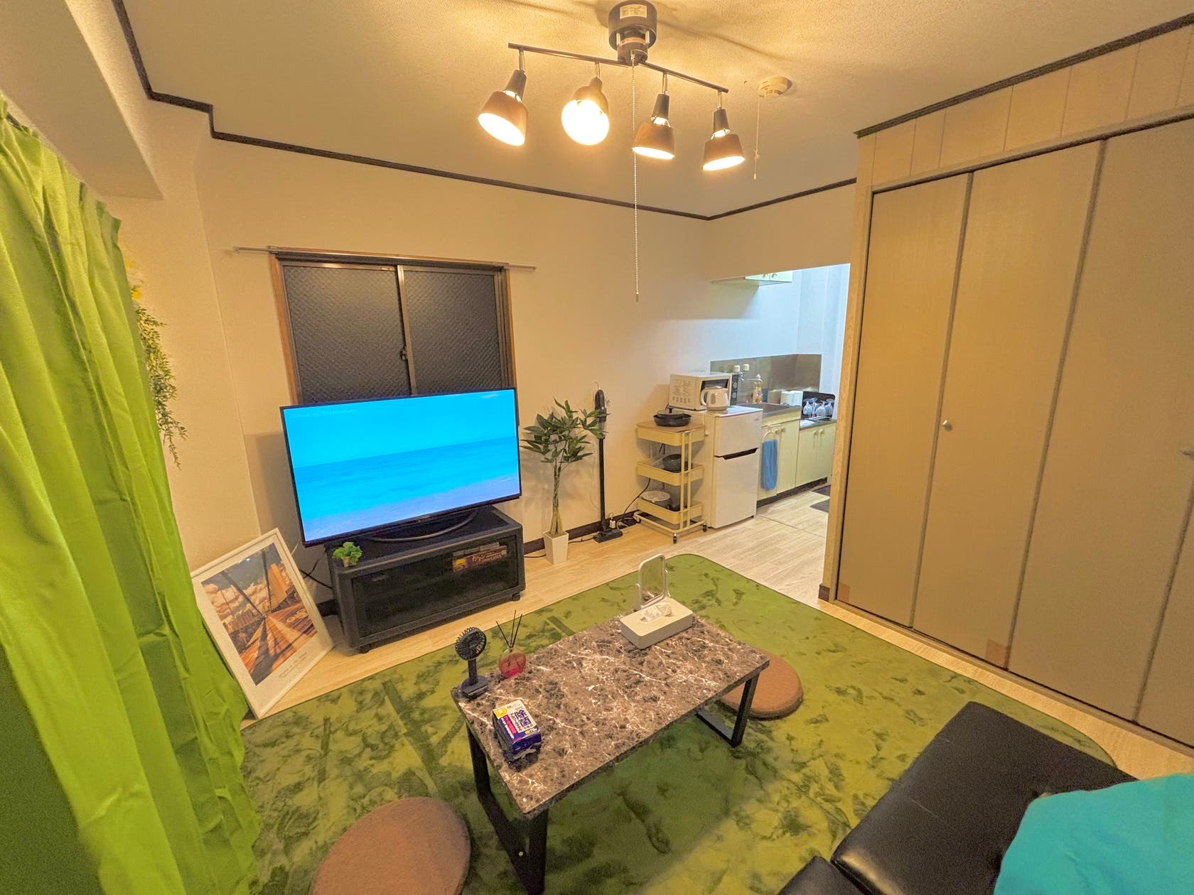 【地域最安OPENプラン‼️】獨協大学1分/4K50型テレビネトフリ視聴可🎬/ゲーム機/ボードゲーム多種/キャンプ気分🏕️の写真2