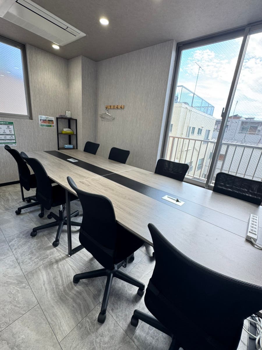 【武蔵小山駅徒歩2分】モニター・フリードリンク付き8名会議室（Room A）※予約時間前は入室不可の写真2