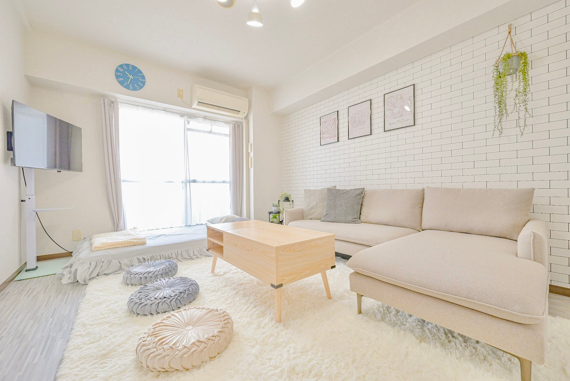 京都駅徒歩4分🚃今だけ10%オフ🎁特大プロジェクター🍿女子会🎁おうちデート💖人をダメにする1日中だらだら空間💓の写真1