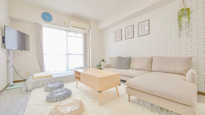 京都駅徒歩4分🚃今だけ10%オフ🎁特大プロジェクター🍿女子会🎁おうちデート💖人をダメにする1日中だらだら空間💓の写真1