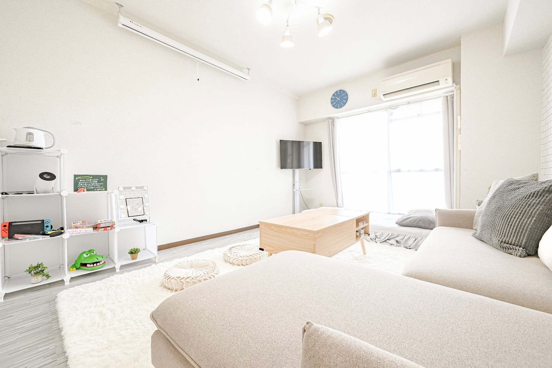 京都駅徒歩4分🚃今だけ10%オフ🎁特大プロジェクター🍿女子会🎁おうちデート💖人をダメにする1日中だらだら空間💓の写真3