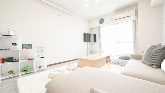 京都駅徒歩4分🚃今だけ10%オフ🎁特大プロジェクター🍿女子会🎁おうちデート💖人をダメにする1日中だらだら空間💓の写真3