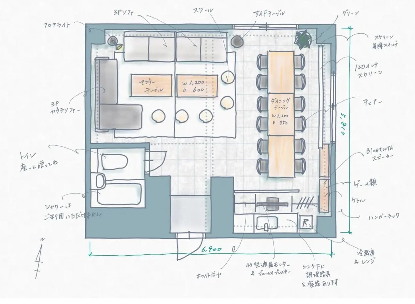 【⚠️残り4組限定価格】新大阪駅徒歩4分🚃🌻DEAR新大阪🔆大人数のオフ会や打ち上げにぴったり！ゲーム機🎮高速Wi-Fiの写真21