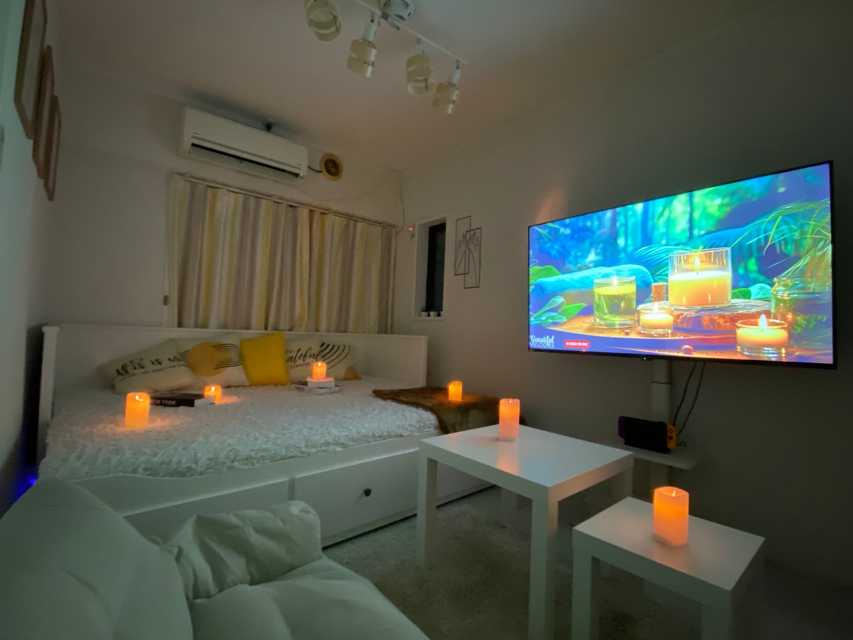 【京都駅すぐ】徒歩4分🚶2〜6名にぴったり✨Netflix🎬55㌅のモニター📺🎂女子会🎁おうちデート💖1日だらだら空間💓の写真1