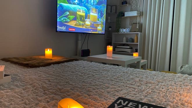 【京都駅すぐ】徒歩4分🚶2〜6名にぴったり✨Netflix🎬55㌅のモニター📺🎂女子会🎁おうちデート💖1日だらだら空間💓の写真2