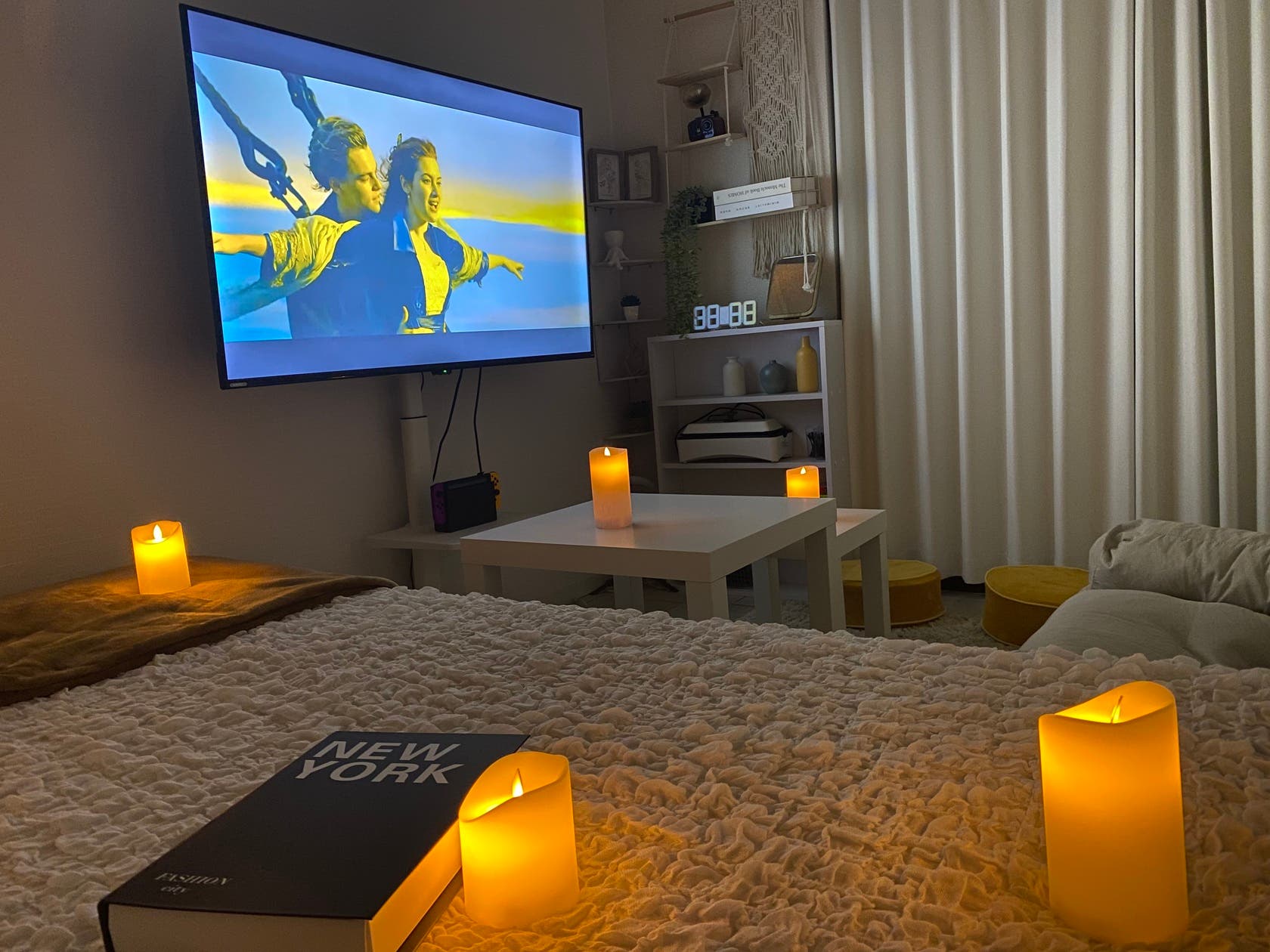 【京都駅すぐ】徒歩4分🚶2〜6名にぴったり✨Netflix🎬55㌅のモニター📺🎂女子会🎁おうちデート💖1日だらだら空間💓の写真6