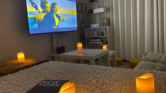 【京都駅すぐ】徒歩4分🚶2〜6名にぴったり✨Netflix🎬55㌅のモニター📺🎂女子会🎁おうちデート💖1日だらだら空間💓の写真6