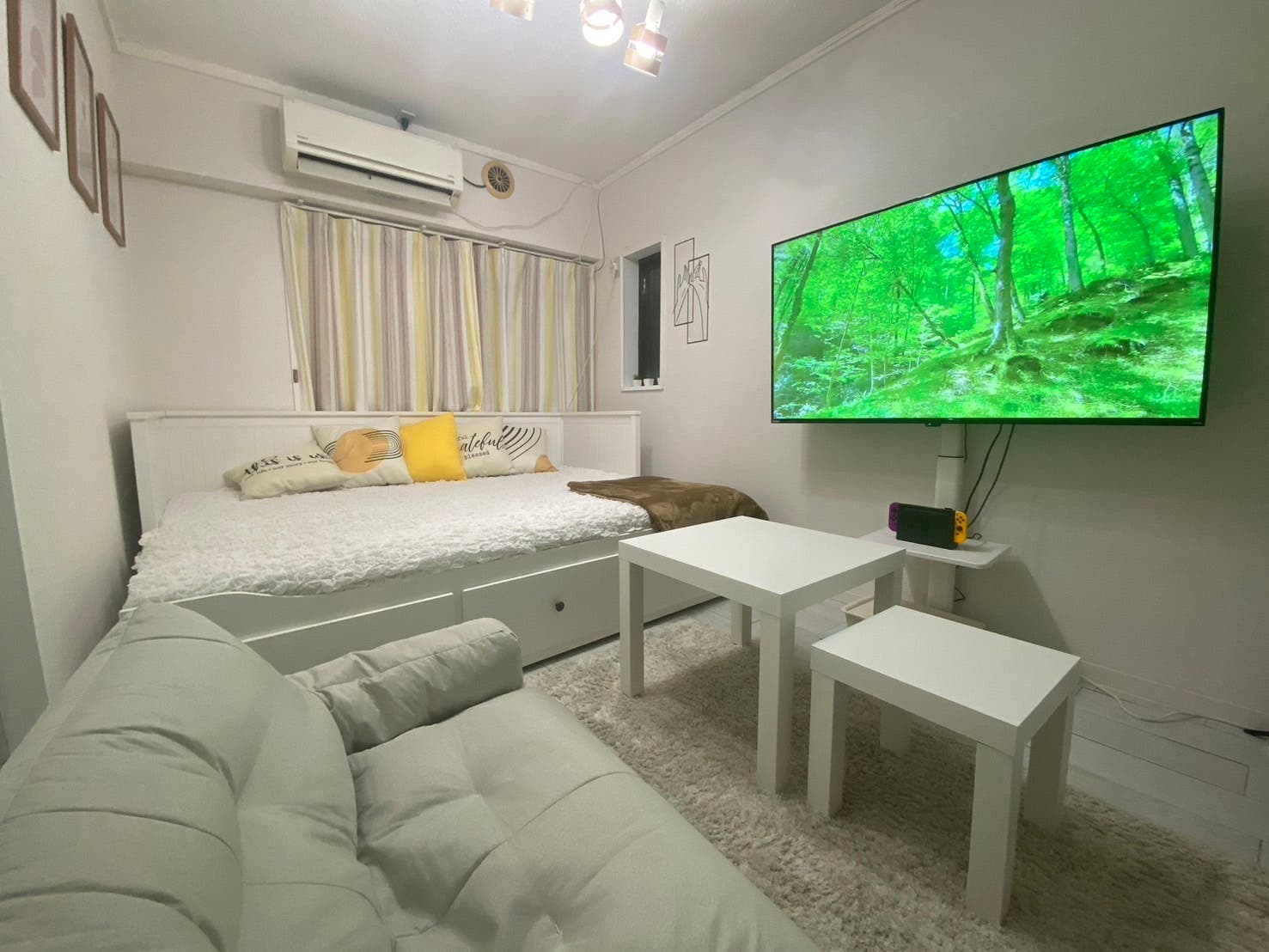 【京都駅すぐ】徒歩4分🚶2〜6名にぴったり✨Netflix🎬55㌅のモニター📺🎂女子会🎁おうちデート💖1日だらだら空間💓の写真10