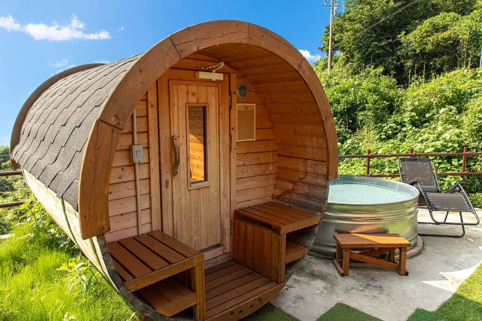 1日１組限定夕焼けを見ながら整うプライベートサウナAroma Olive の写真11