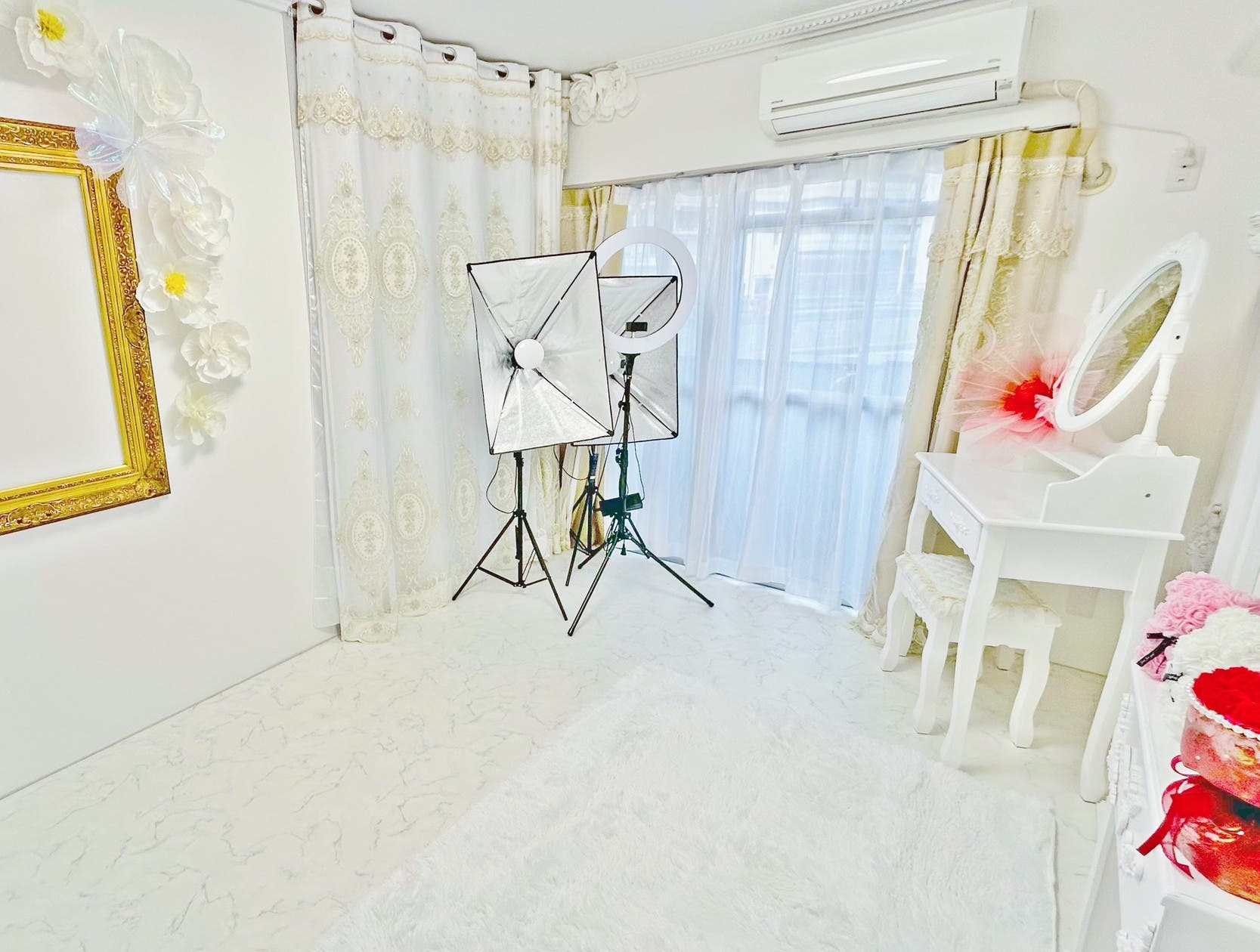 北九州 小倉／💗ピンク＆白×姫系撮影スタジオ💗／推し活／生誕祭／コスプレ／ニューボーンフォトの写真13