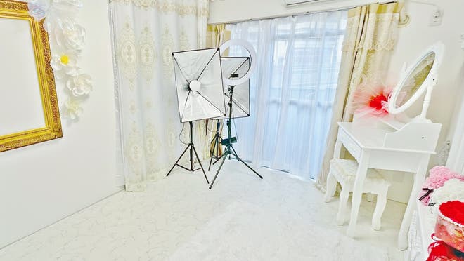 北九州 小倉/💗ピンク&白×姫系撮影スタジオ💗/推し活/生誕祭/コスプレ/ニューボーンフォトの写真13