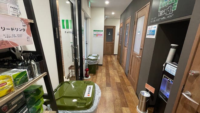 【品川駅から徒歩1分】モニター・フリードリンク付き1名個室(ブース1)7階※予約時間前は入室不可の写真8