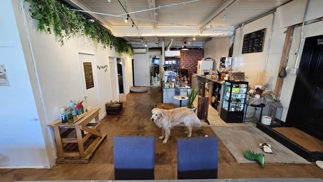 深江橋駅出口4から徒歩約7分のカフェの写真1