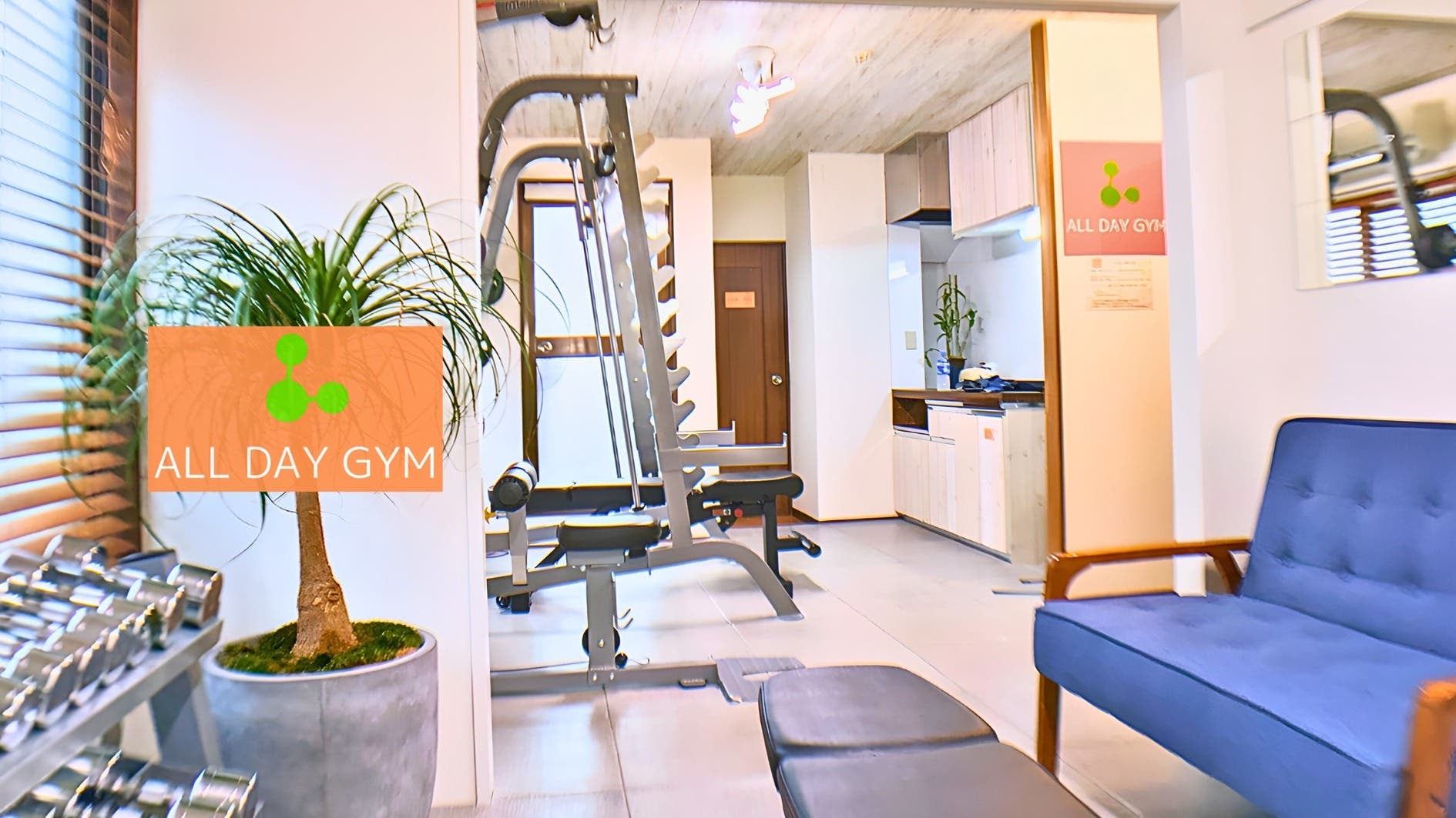 【世田谷区桜新町徒歩4分】完全個室ジム、フリーウエイト充実、30平米で4名までご利用可能、パーソナル/グループトレーニングに最適の写真1