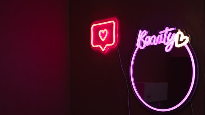 NEW🎉🎀映え確定💗韓国カフェ風ピンクインテリア💗北松戸4分💎女子会/誕生日会/推し活/プロジェクター📽️24時間🆗の写真14