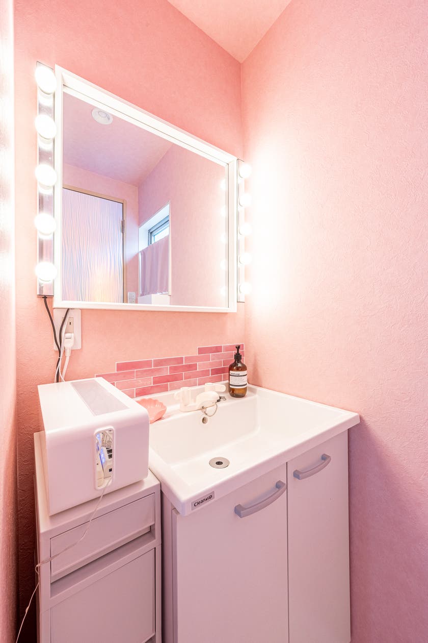 NEW🎉🎀映え確定💗韓国カフェ風ピンクインテリア💗北松戸４分💎女子会/誕生日会/推し活/プロジェクター📽️24時間🆗の写真15