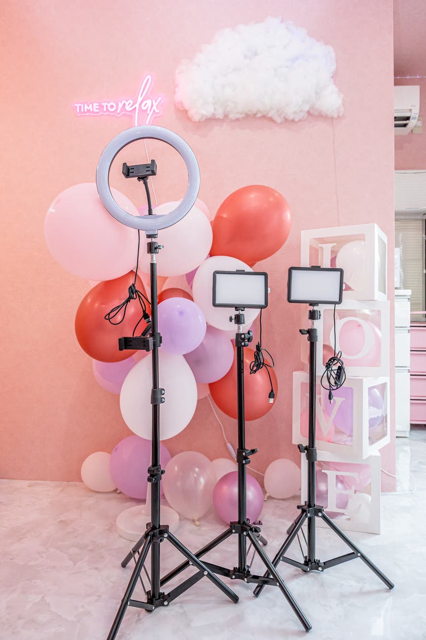 NEW🎉🎀映え確定💗韓国カフェ風ピンクインテリア💗北松戸４分💎女子会/誕生日会/推し活/プロジェクター📽️24時間🆗の写真17