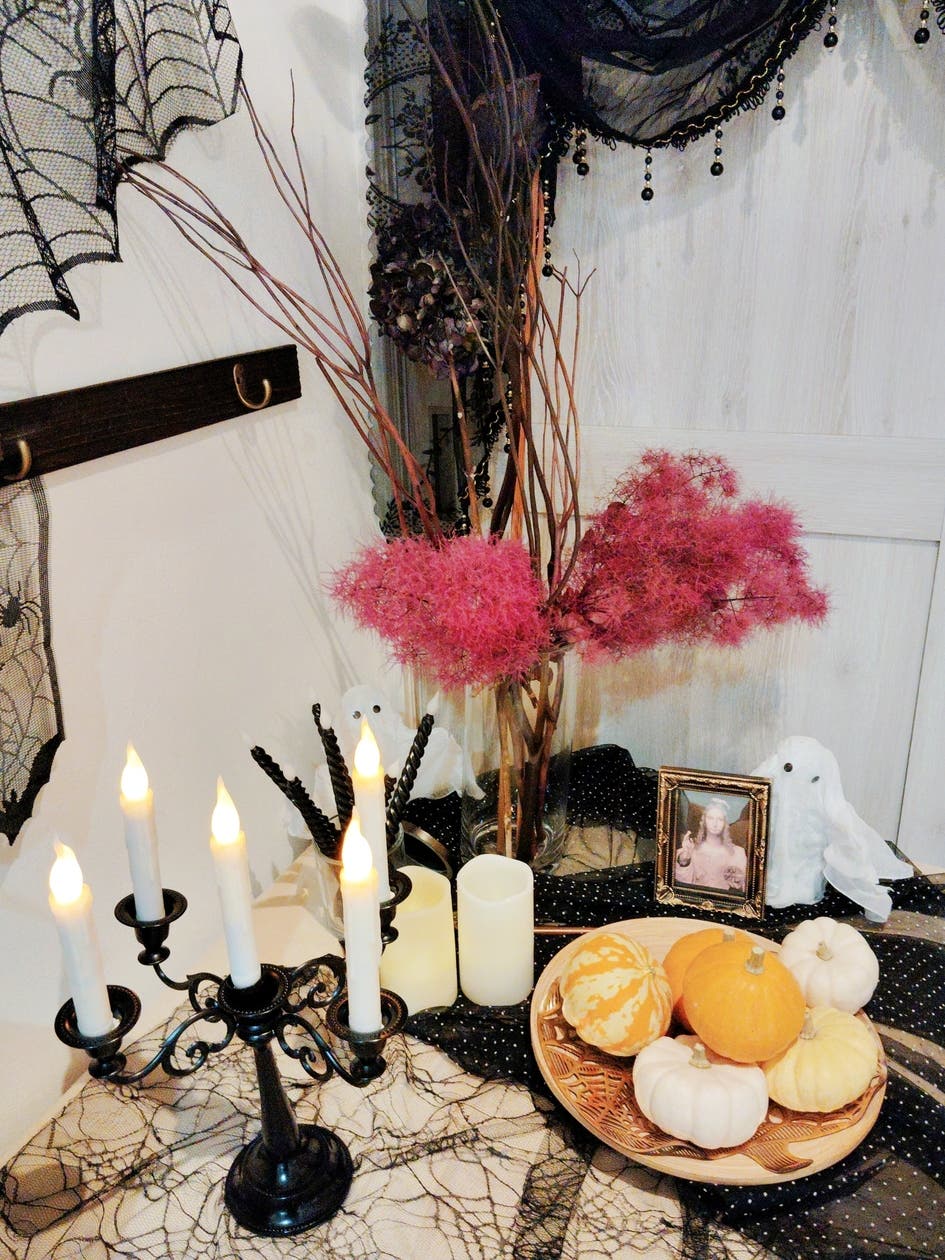 川越のいやしろちにあるドライフラワーに囲まれたキッチン付きスペースの写真15