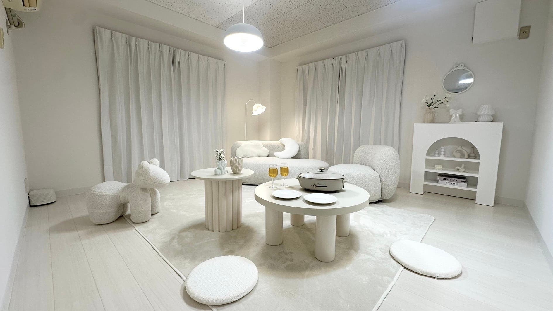 神泉徒歩1分🚶大人気ゲーム機🎮韓国インテリア🐻最大10人🎀女子会／ママ会／撮影／推し活／デートの写真2