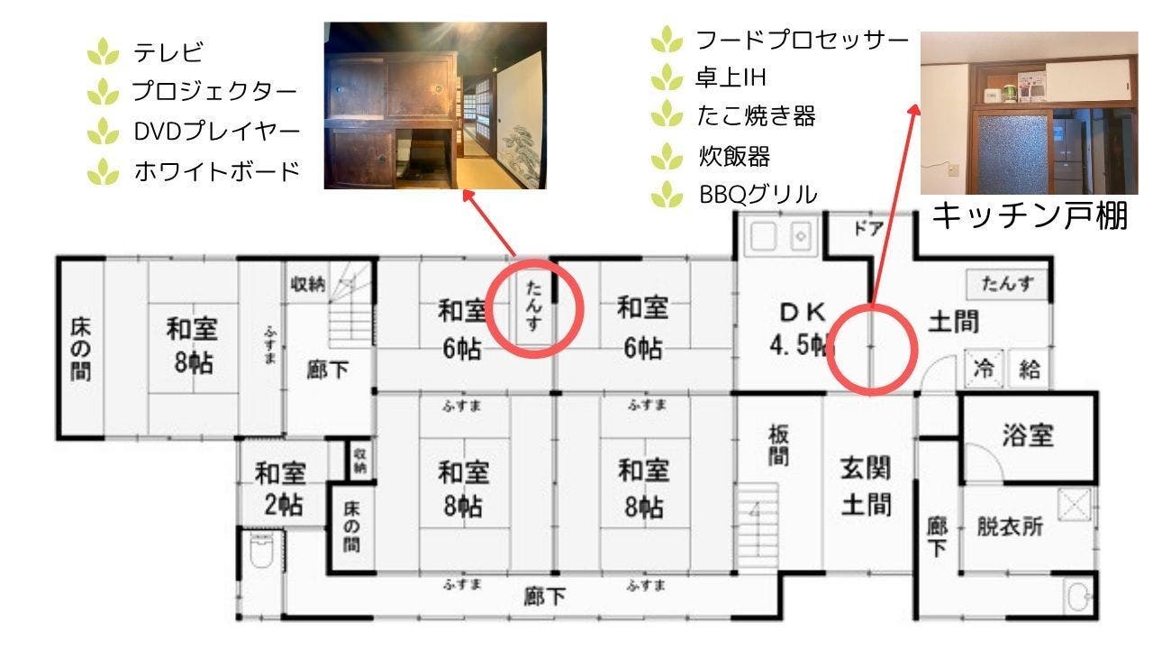 古民家キッチン✨＋共用部 商用撮影可！オール電化/調理用品完備😊お料理教室🍝ママ会🍰YouTube撮影💻の写真13