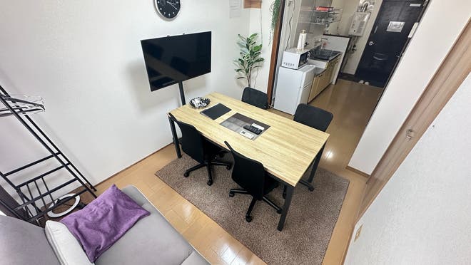 【お気軽会議室グランベルデ】中央駅西口から徒歩圏内。作業やテレワークに最適なスペースです!の写真3