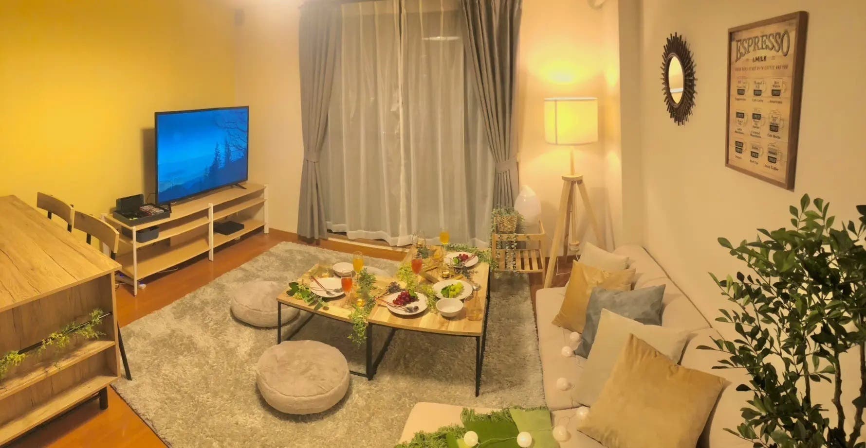 【京都駅すぐ🫢】TERRACE京都🔆京都駅1駅🚃山科徒歩1分🌻キッチン有｜ゲーム機🎮パーティ🎊高速Wi-Fiの写真1