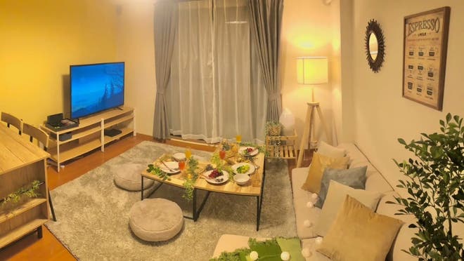 【京都駅すぐ🫢】TERRACE京都🔆京都駅1駅🚃山科徒歩1分🌻キッチン有|ゲーム機🎮パーティ🎊高速Wi-Fiの写真1