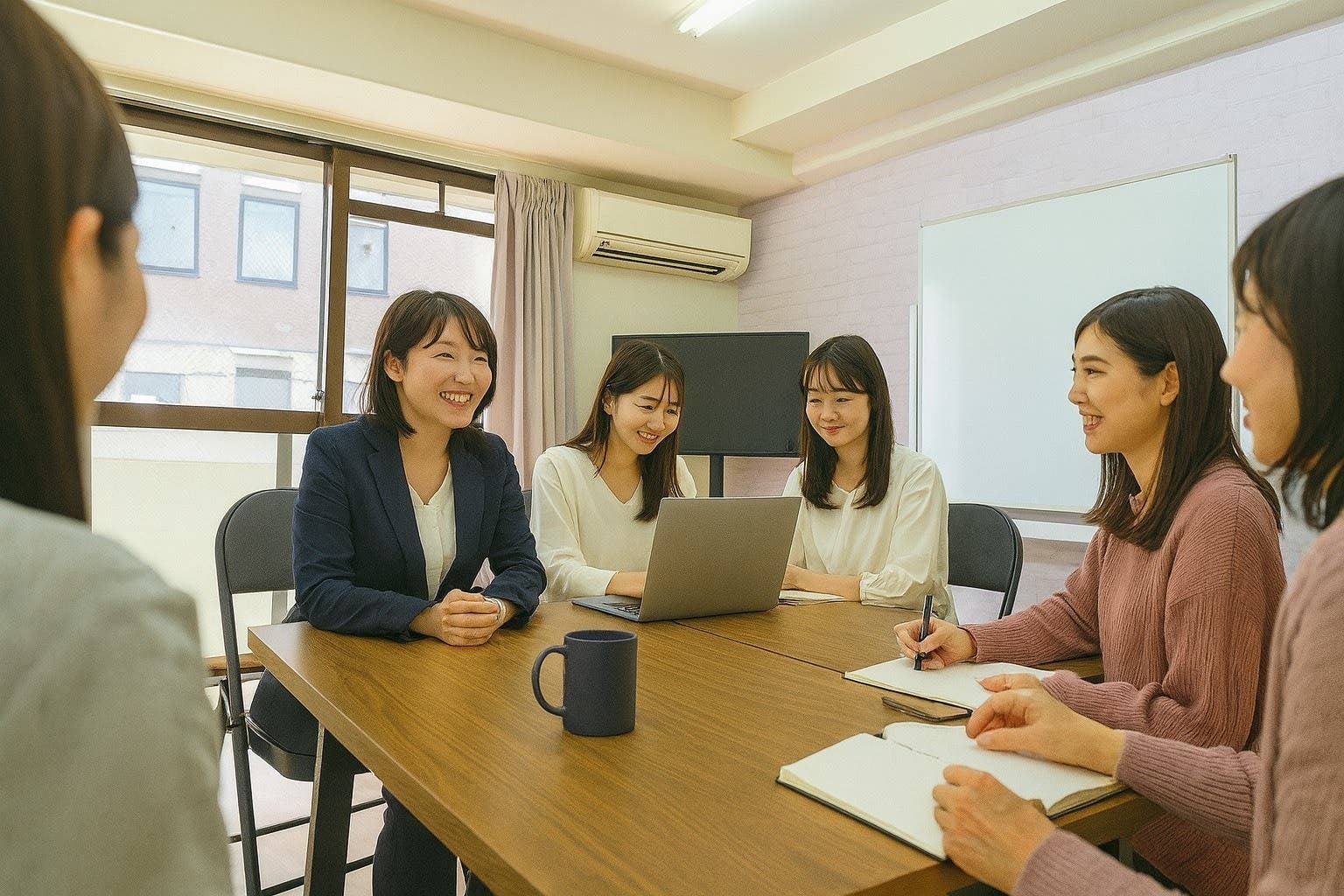 【南船場】飲食OK🍹明るく快適な完全個室🌿ホワイトボード＆モニター＆Blu-rayプレイヤー完備！会議・面接・研修におすすめの写真6