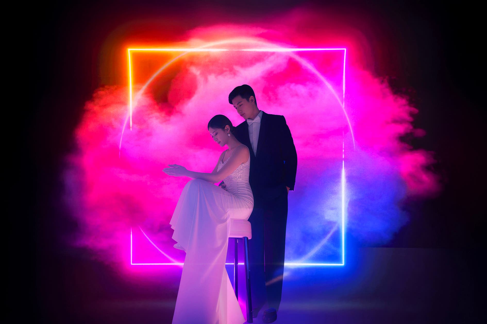 【LEDビジョン×イベントダイニング】300インチの大型LEDで新しいエンタメ空間を演出の写真5