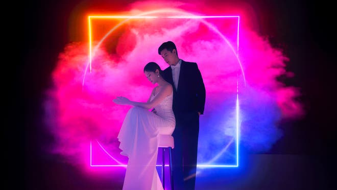 【LEDビジョン×イベントダイニング】300インチの大型LEDで新しいエンタメ空間を演出の写真5