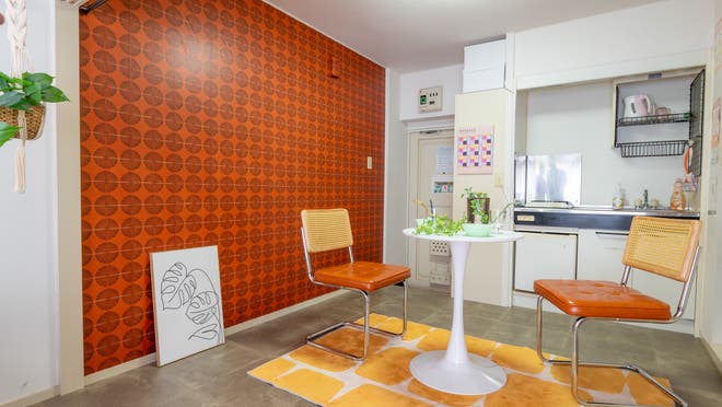 🆕OPEN 20%OFF📣新大久保駅4分|レトロでポップなデザインハウス|自然光×リビングダイニング|ポートレートの写真6