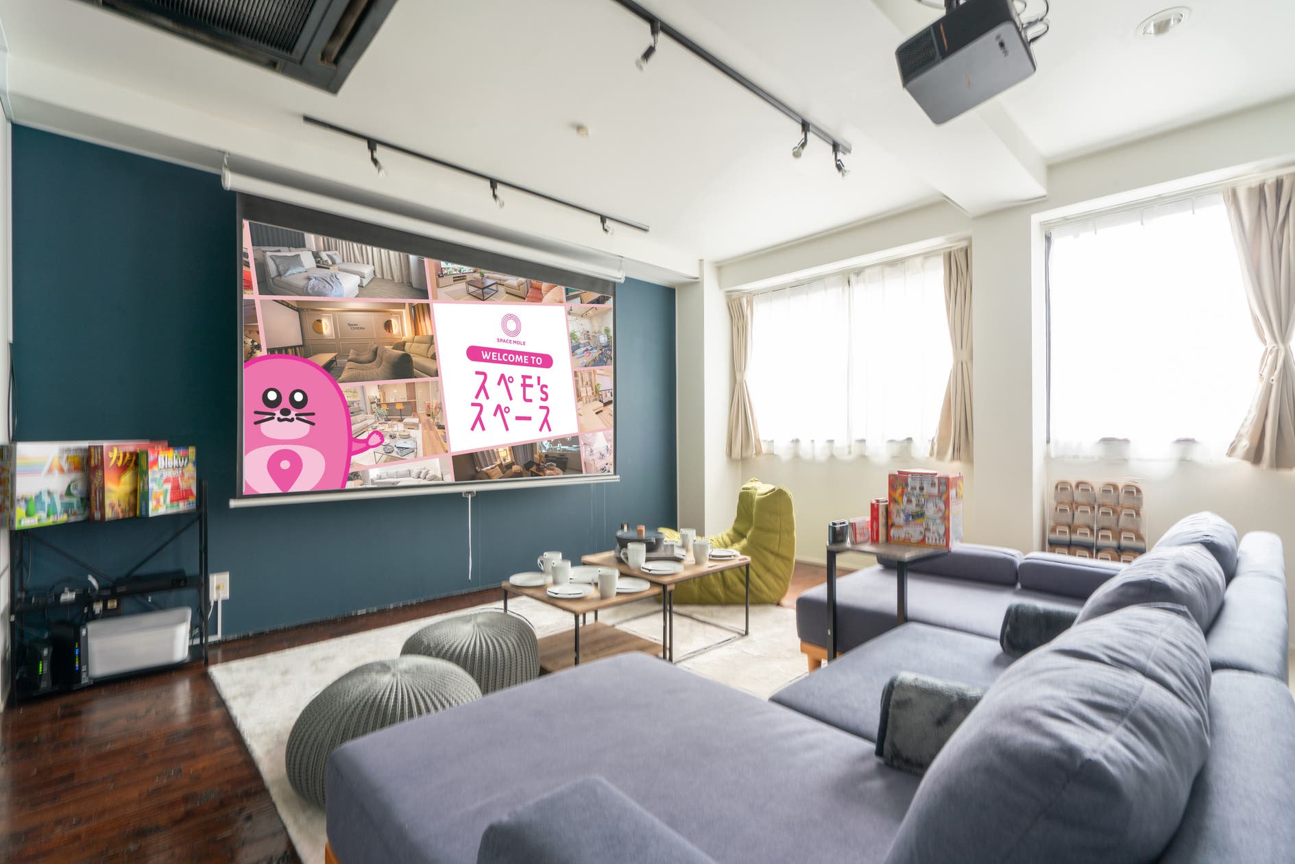 スペモ💫クリスマス🎄元町駅2分🚶学割🔔映画鑑賞🎥プロジェクター📽️パーティー🎊デート❤804_MOLE神戸三宮の写真6