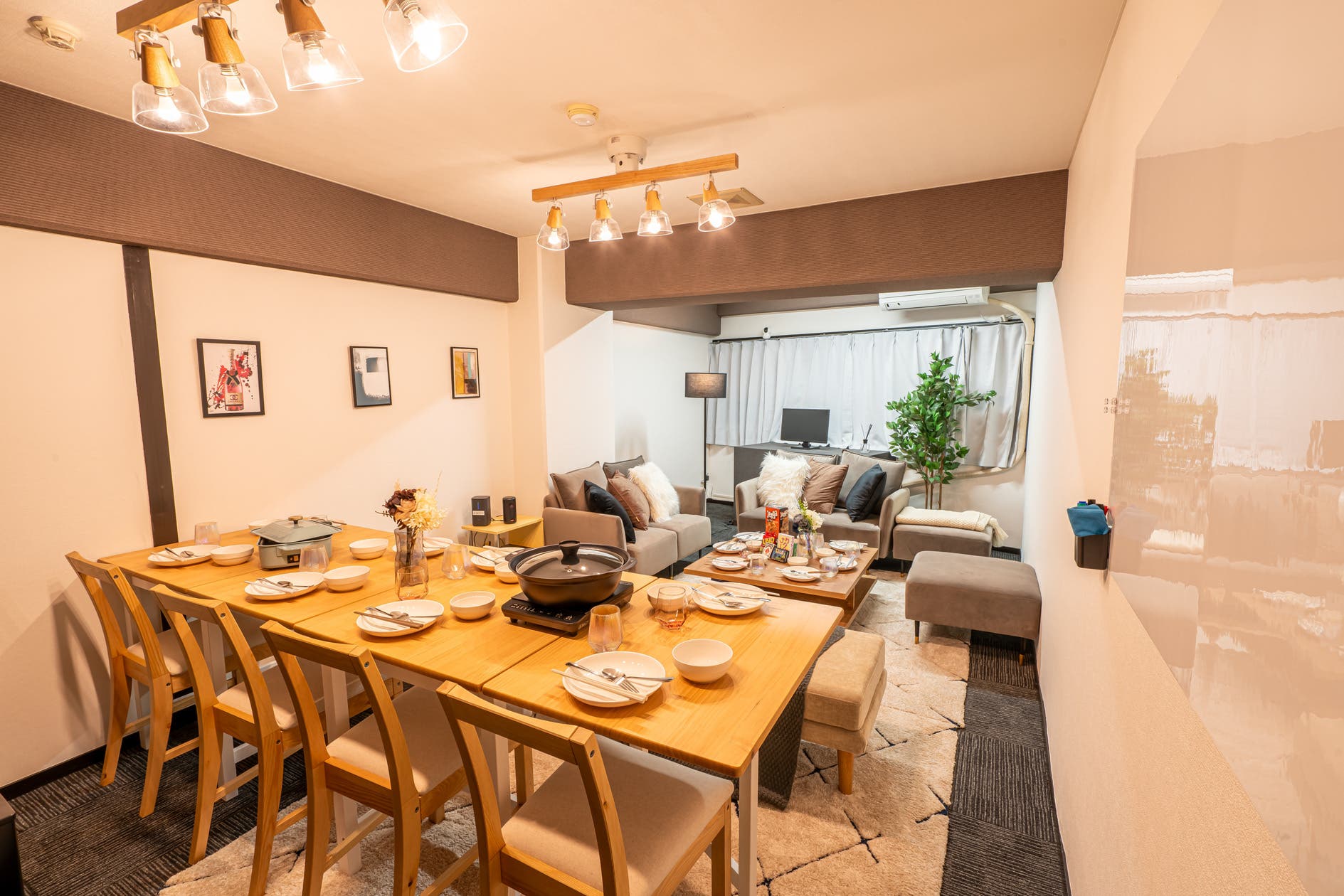 【SO】新大阪✨最大15名☺プロジェクターあり💕ママ会/飲み会/会議/映画鑑賞の写真2