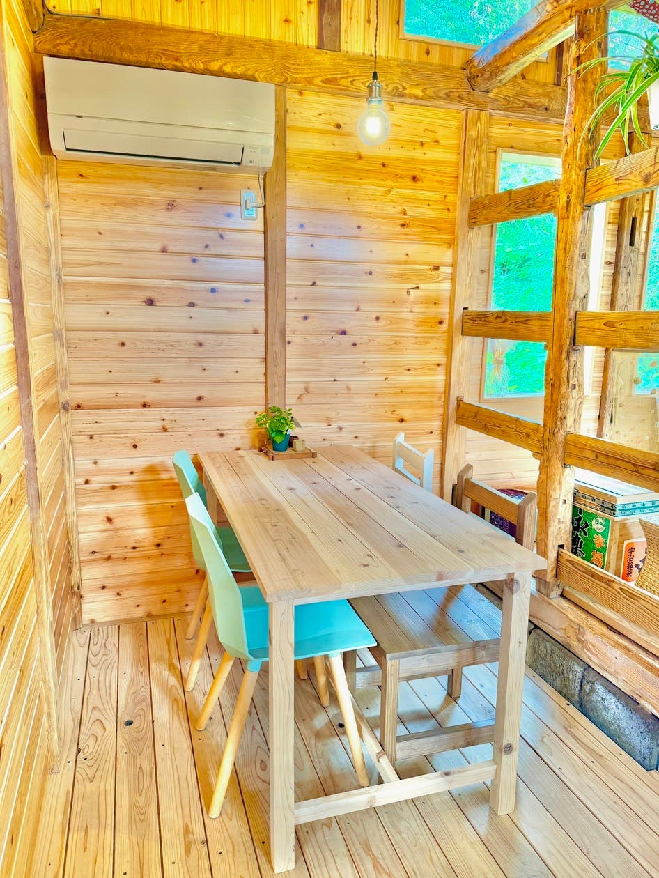 【室内、屋外スペースあり】自然に囲まれグランピングの中に、ねこちゃんと一緒のんびり過ごせられる空間。の写真11