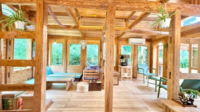 【室内、屋外スペースあり】自然に囲まれグランピングの中に、ねこちゃんと一緒のんびり過ごせられる空間。の写真14