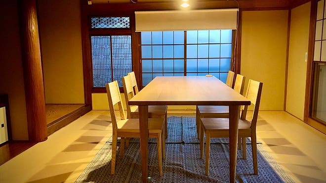 敷地250坪一棟貸し「伝統的入母屋造りの平屋古民家と現代的インテリアの融合」の写真3