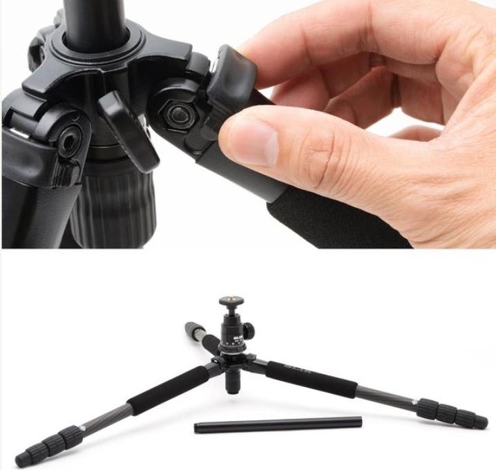 写真三脚 4段 小型 カーボンの画像5