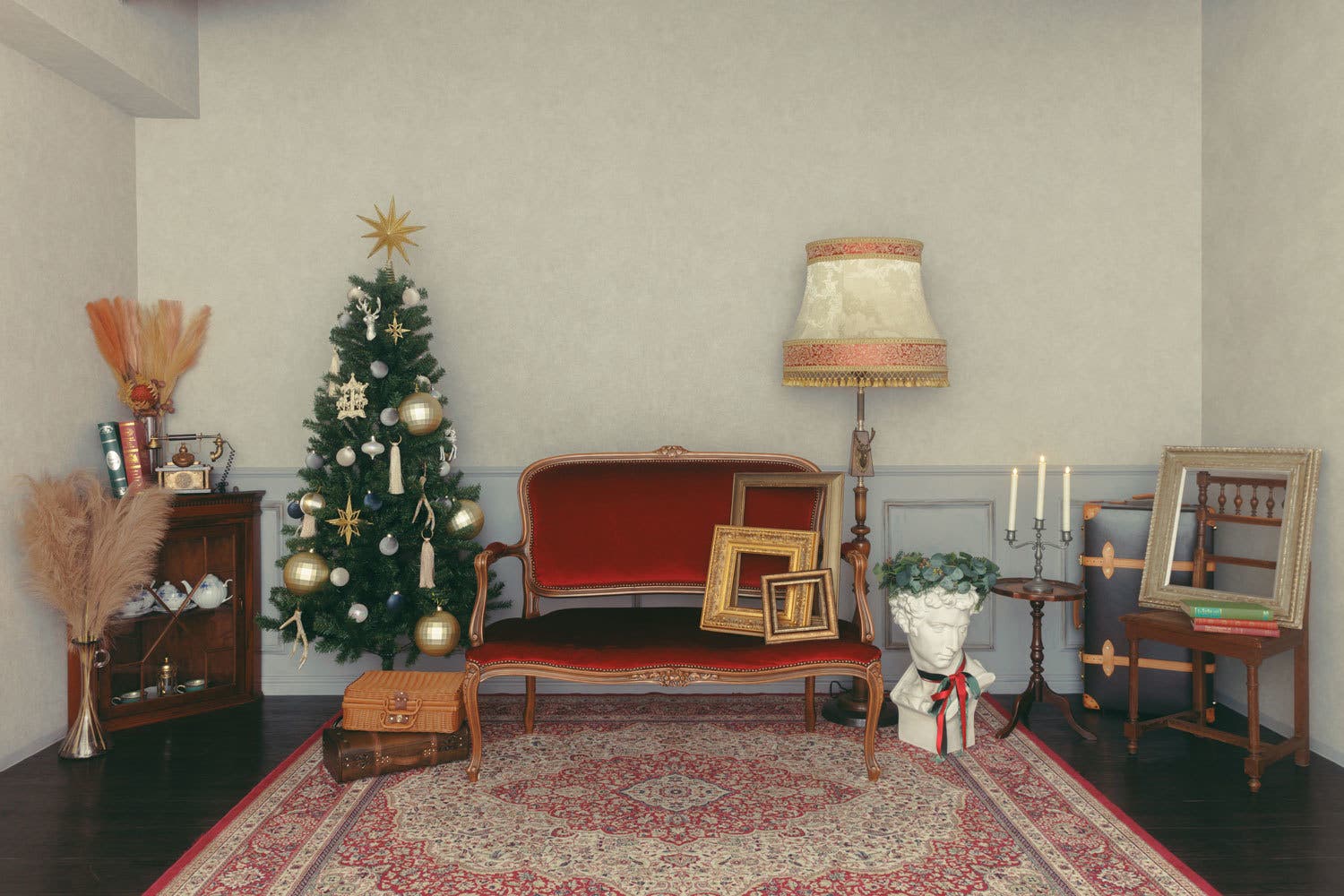 【新宿区】自然光差し込むアンティーク調スタジオ｜駅徒歩4分｜クリスマス装飾🎄多数｜広告｜アパレル｜作品撮りなどの写真3