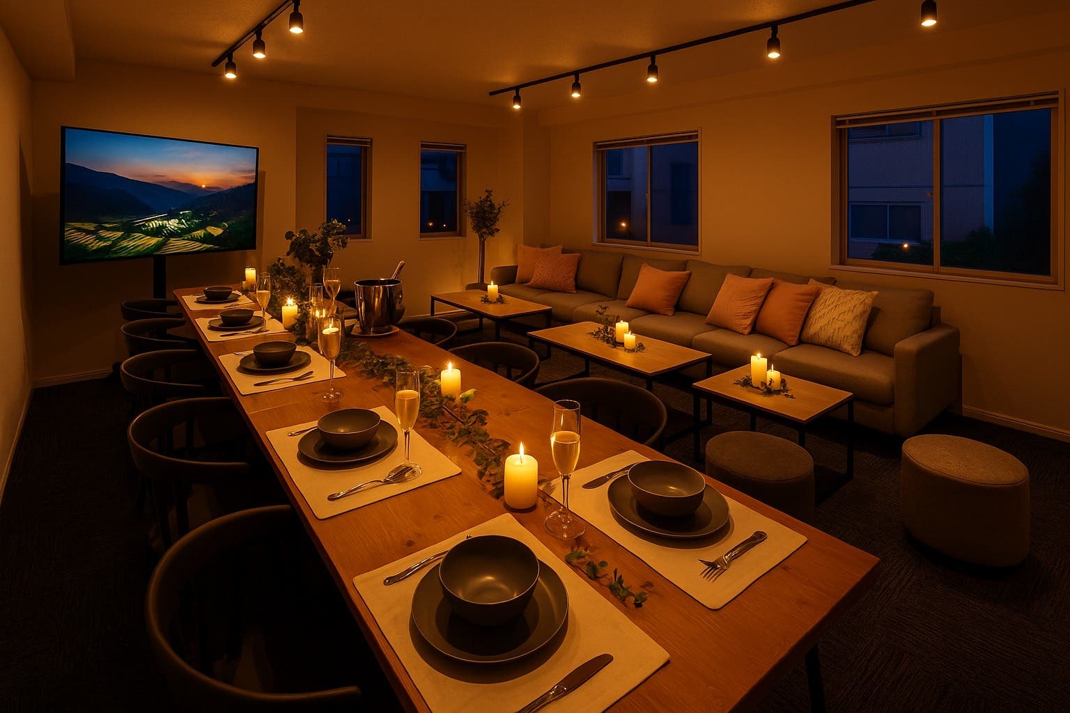 忘年会に！🚉神田･大手町🌟女性に嬉しい土足OK！🌟32名🌟100インチスクリーン🌟推し活/懇親会/撮影/ボードゲームの写真2