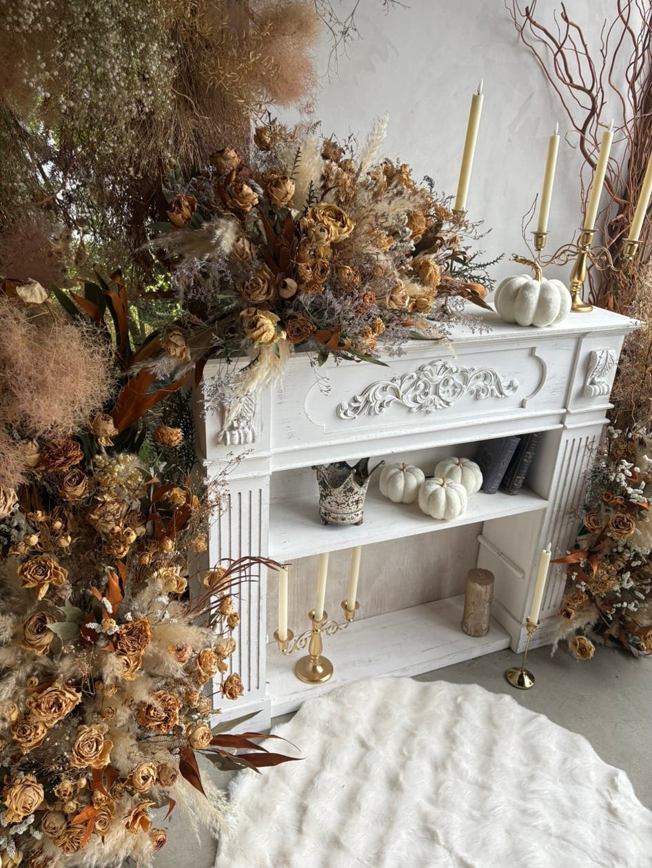 ペット撮影ＯＫ！ドライフラワーで装飾された異空間で撮影しませんか？の写真1