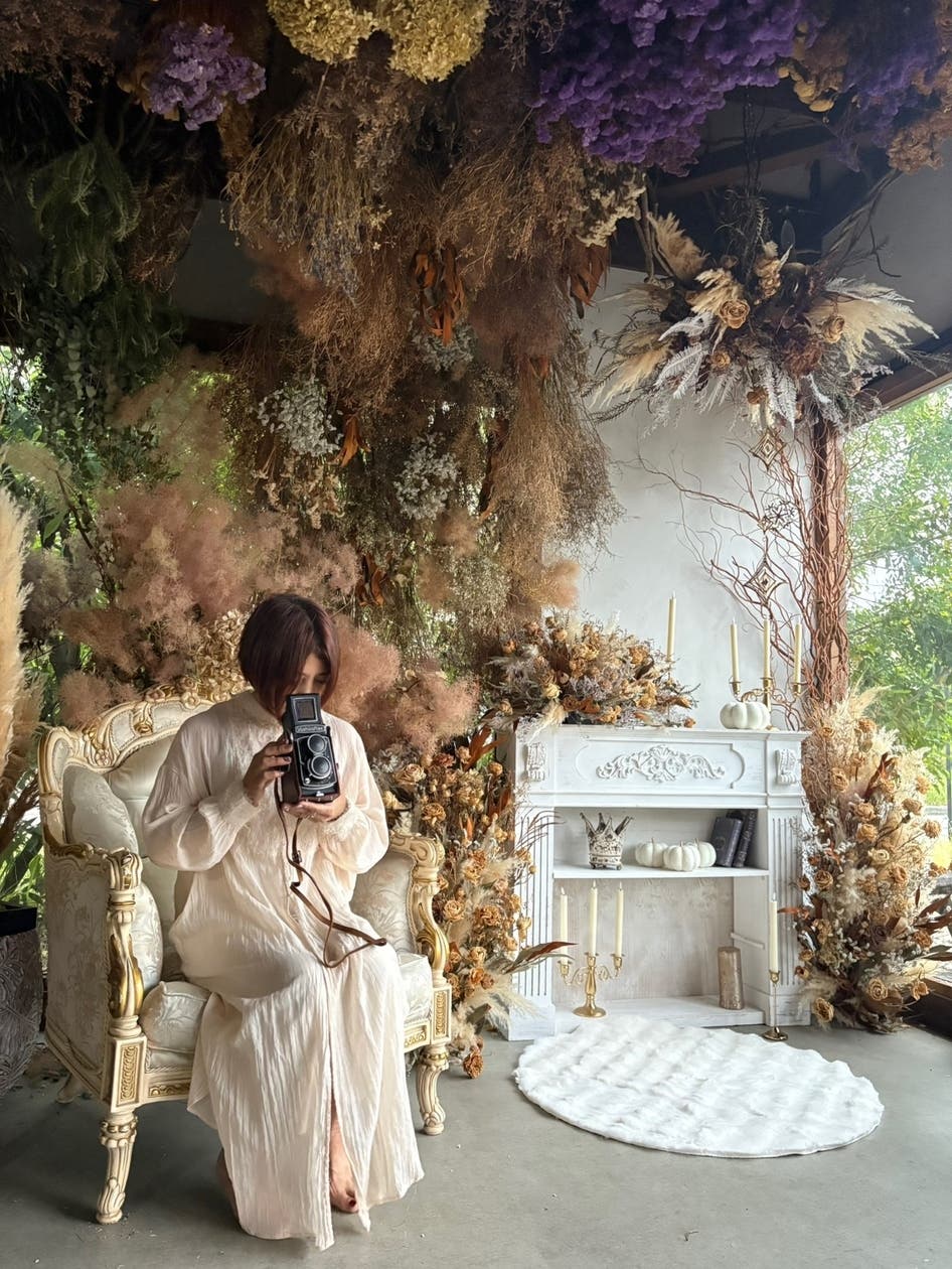 ペット撮影ＯＫ！ドライフラワーで装飾された異空間で撮影しませんか？の写真3