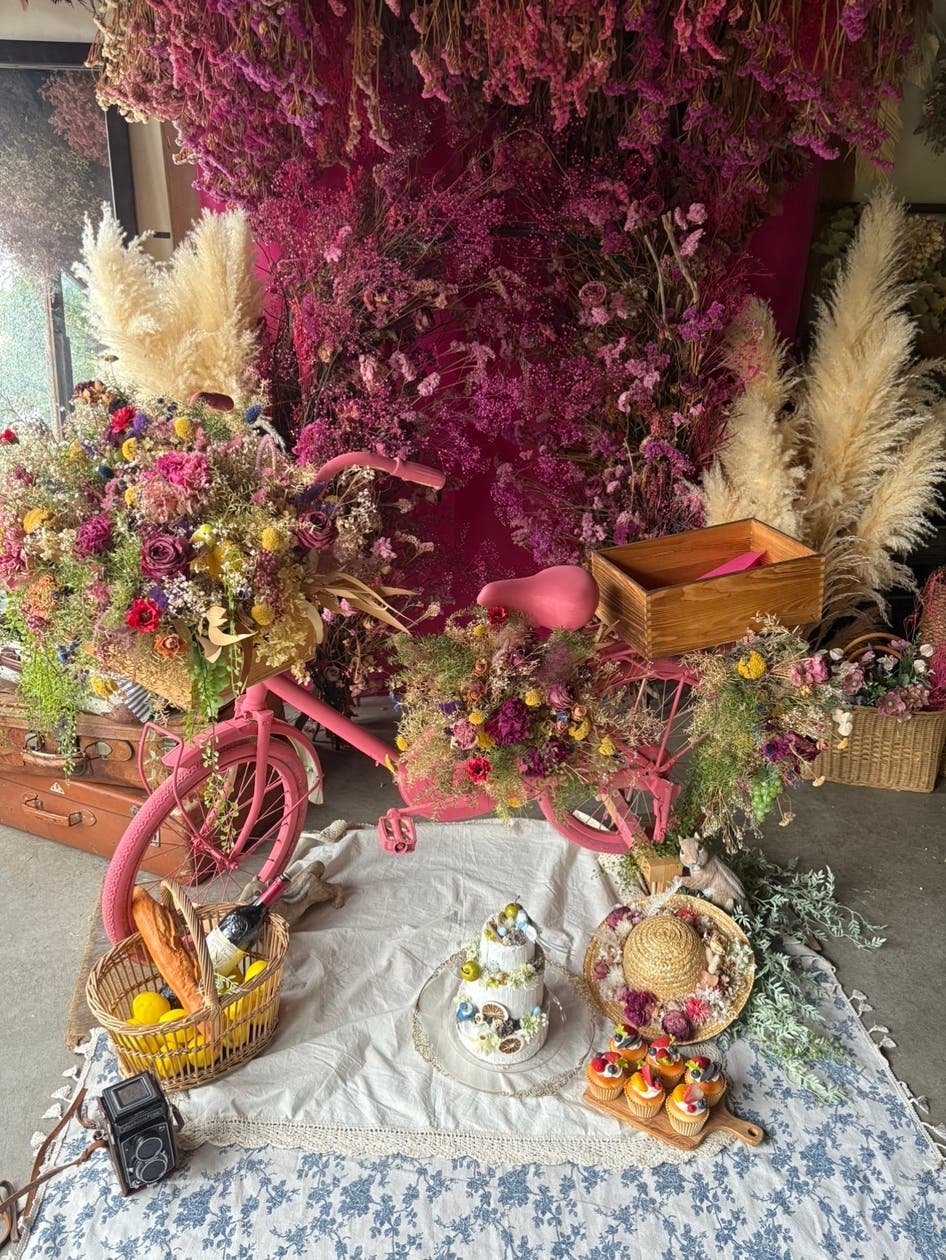ペット撮影ＯＫ！ドライフラワーで装飾された異空間で撮影しませんか？の写真5