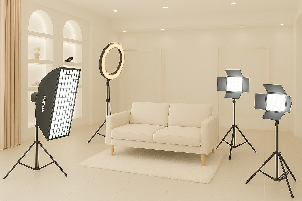 【高級ショップ空間】天井3ｍ｜自然光｜撮影機材無料｜ディスプレイ棚｜ハンガーラック｜フィッティング｜ダンスミラーの写真22