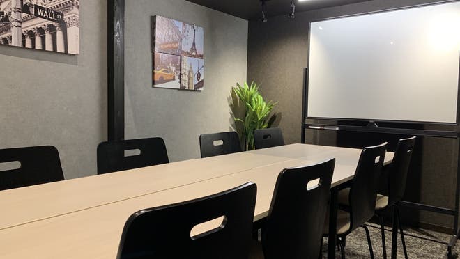 【静岡駅4分、12名利用可】完全個室!プロジェクター・ホワイトボードあり! WIFI無料!貸し会議室ユニエル 静岡Eの写真2