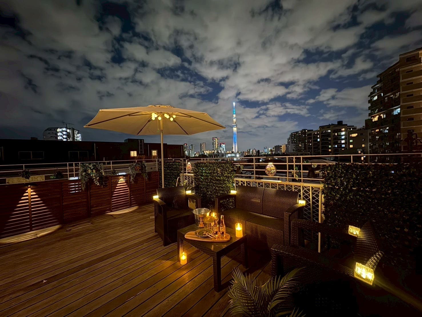 クリスマスツリー パーティー・忘年会・新年会【プライベート空間】東京スカイツリー眺望 撮影・パーティ実績 個人・法人多目的利用の写真4