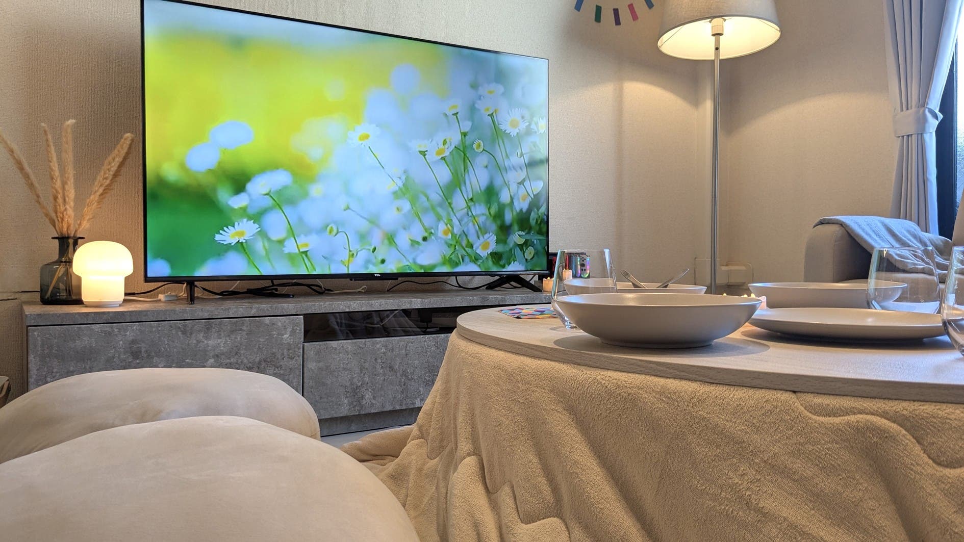 🎀四条烏丸すぐ🎀ぬくぬくコタツ🍲ふわふわソファで女子会⭐️おうちデート💛あなたの特別なプライベート空間🏠の写真2