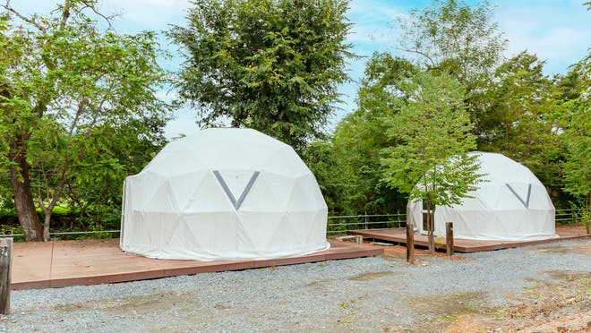 ドームテント2棟の写真3