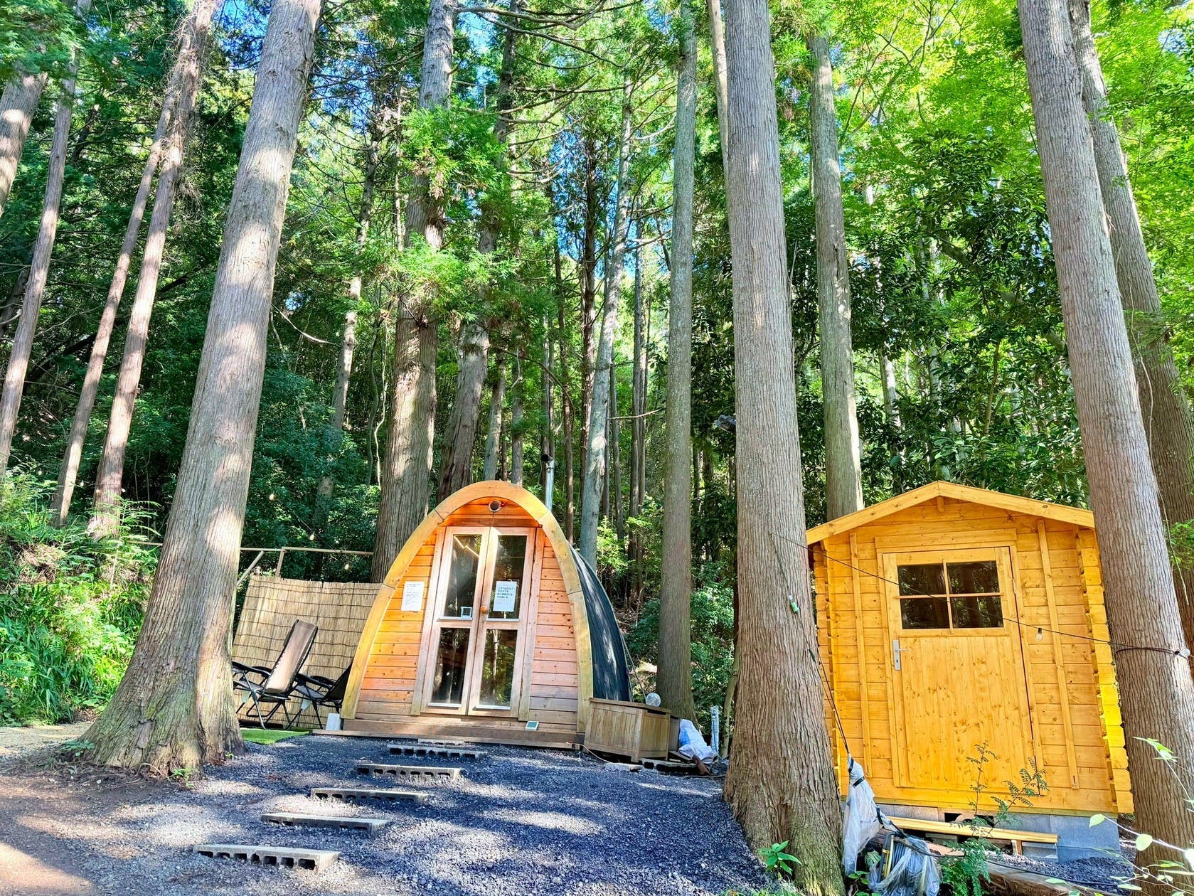 【食材付き日帰りBBQ＋サウナ】森の中の専用スペース、誰にも邪魔されない貸切空間、サウナも水風呂も入りたい放題♪の写真7