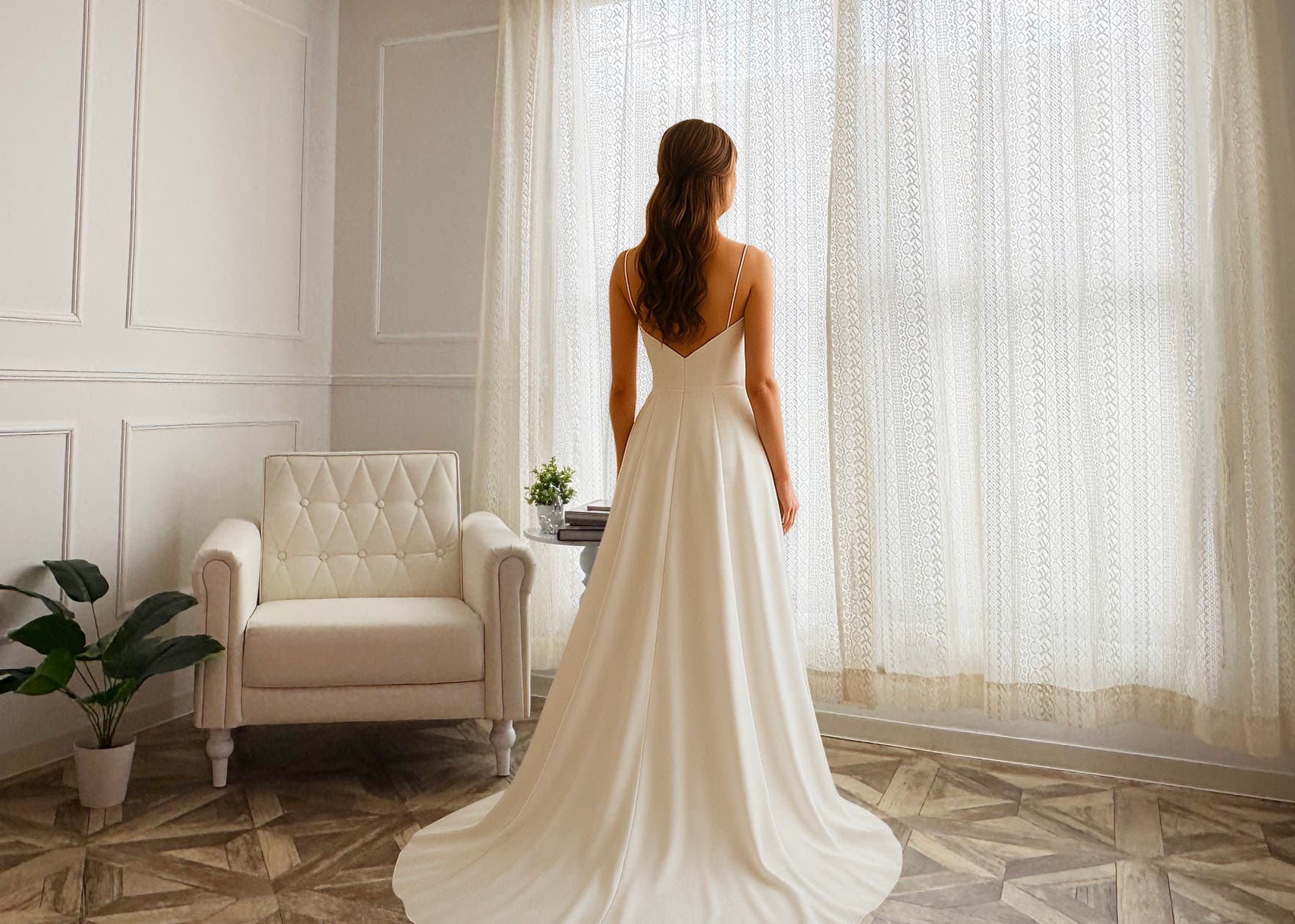 【渋谷・三軒茶屋エリア】駅チカ・自然光たっぷり白壁×バラ背景撮影スタジオ｜ポートレート・ファッション・商品・SNS撮影の写真2